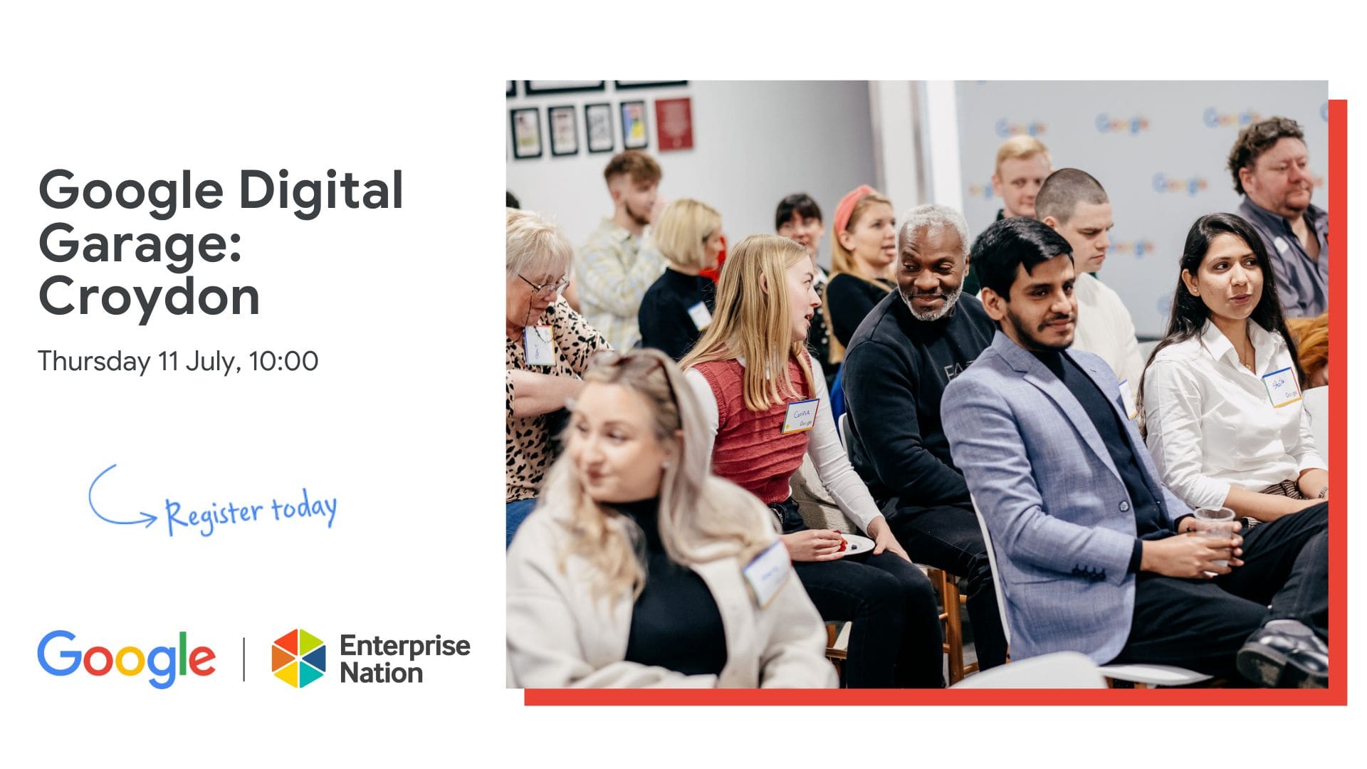 Google Digital Garage: Croydon, Thursday 11th Jul 2024 | Enterprise Nation